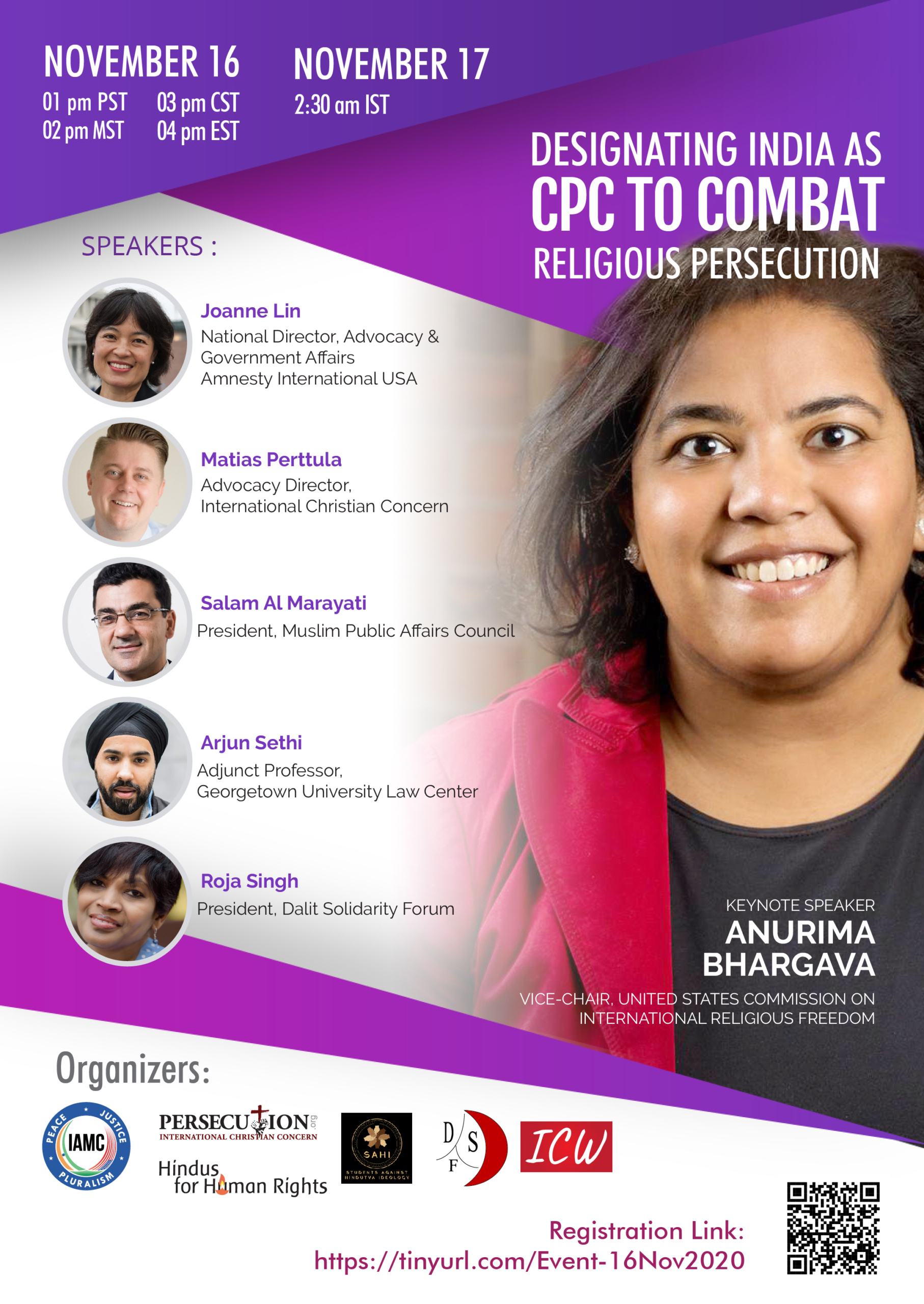 Global human rights activists reiterate the demand to designate India a ...